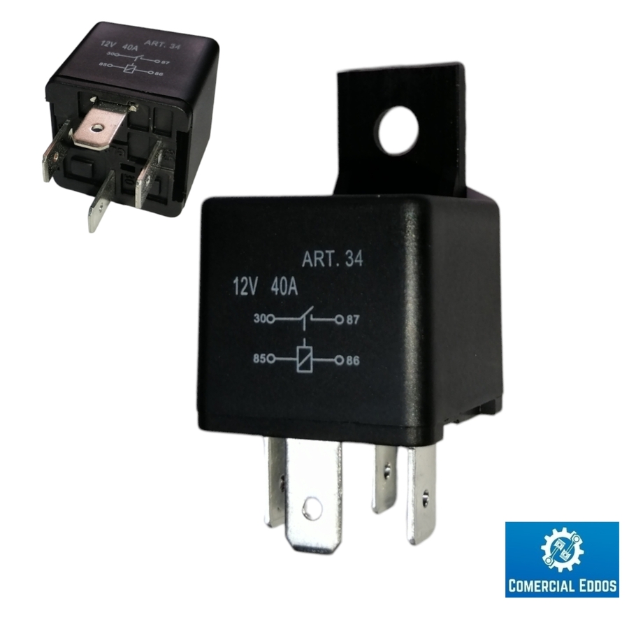 ELECTRICOS HELLA RELAY 4 TERMINALES 12V 40AMP