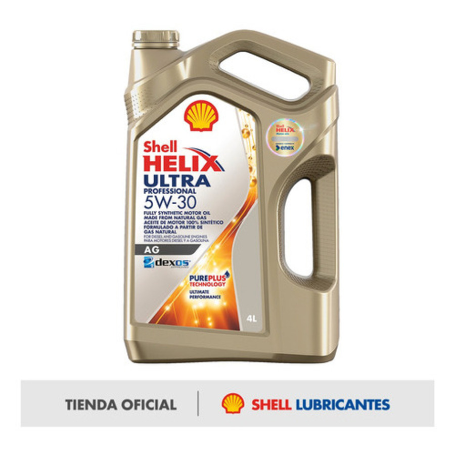 LUBRICANTES Y ADITIVOS SHELL ACEITE 5W30 ULTRA PROFESSIONAL 4L MIXTO