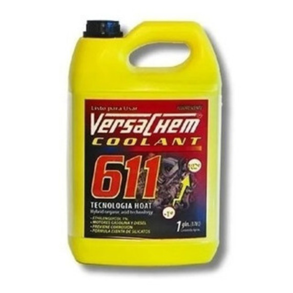 LUBRICANTES Y ADITIVOS VERSACHEM ANTICONGELANTE COOLANT 611 ROJO