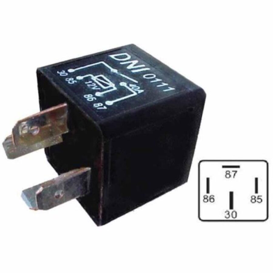 ELECTRICOS DNI RELAY 4 TERMINALES 12V