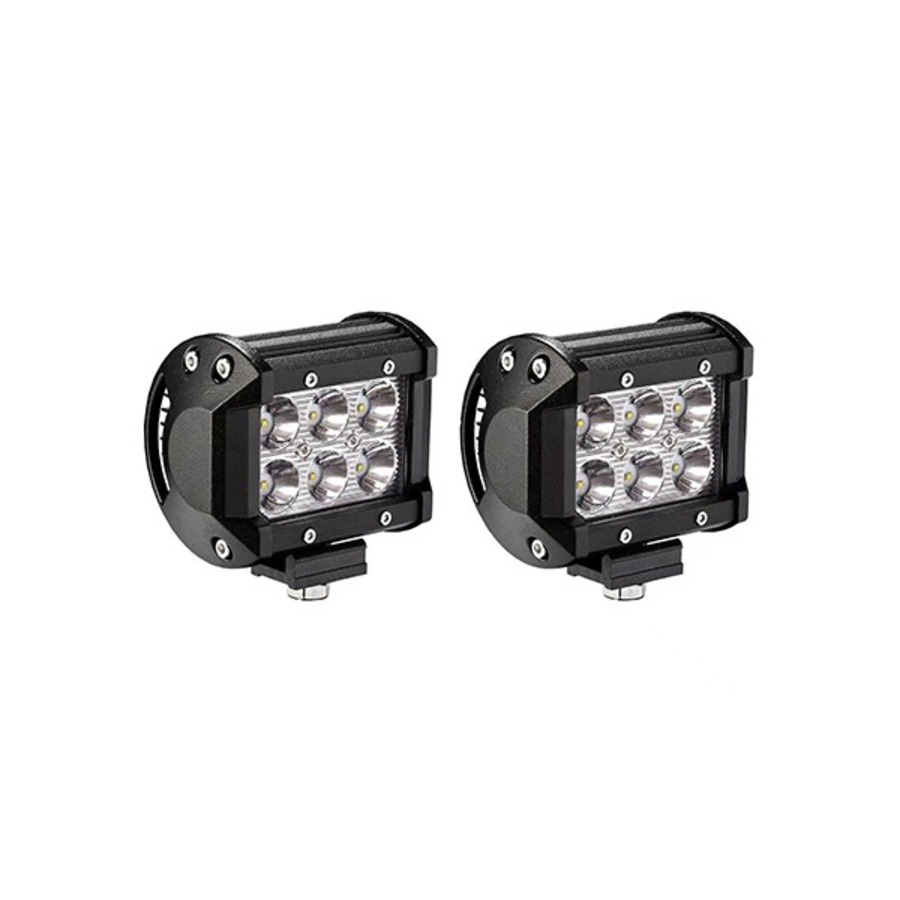 FOCOS THUNDER FAROL FAENA CUADRADO 6LED 10-30V 18W 6000-6500K