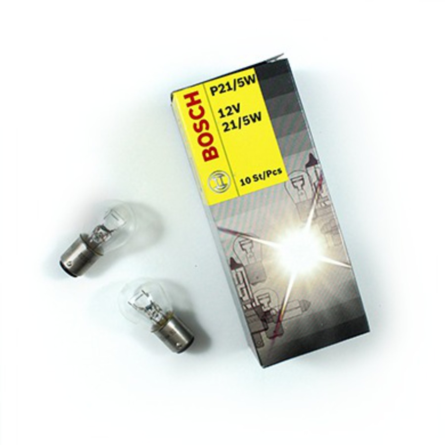ILUMINACION BOSCH AMPOLLETA 2 CTO 12V P21 5W DISPAREJO