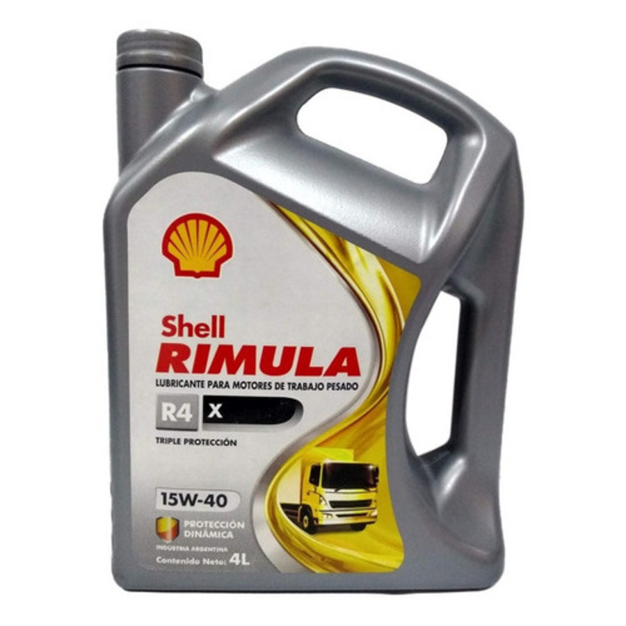 LUBRICANTES Y ADITIVOS SHELL 15W40 RIMULA R4X ACEITE 4LITROS PETROLERO