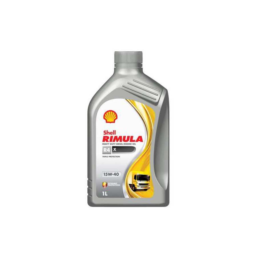 LUBRICANTES Y ADITIVOS SHELL 15W40 RIMULA R4X ACEITE 1LT